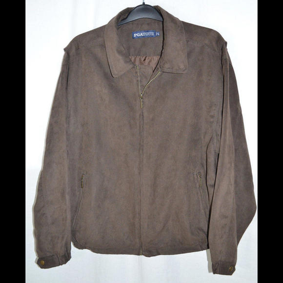 Games | Pga Tour Jacket Windbreaker Zip Front Double Front Pockets ...